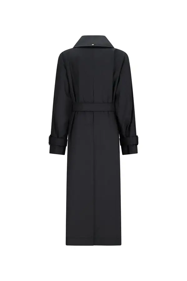 Sportmax Double-breasted Trench Coat