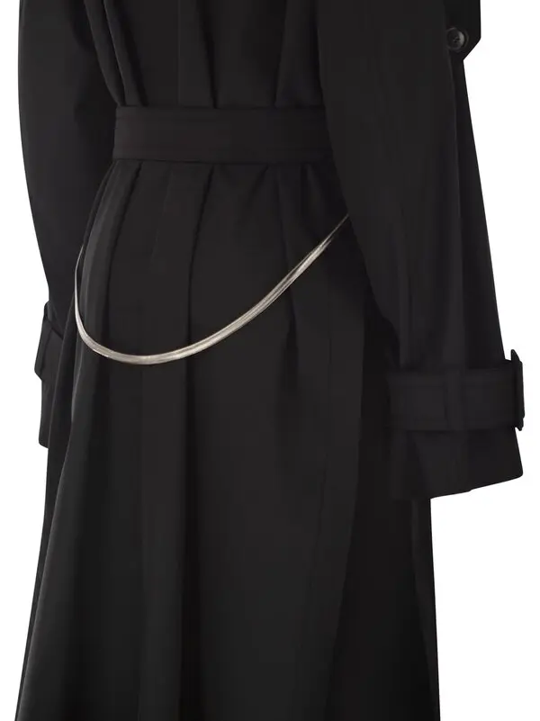 Sportmax Double-breasted Trench Coat