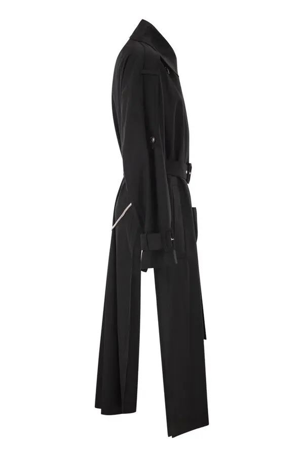 Sportmax Double-breasted Trench Coat