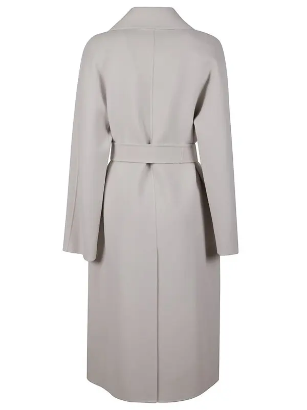 Max Mara Double-breasted Belted Coat - Gray