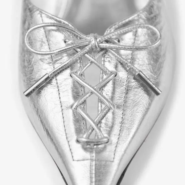 JIMMY CHOO Scarlett Mules - Silver