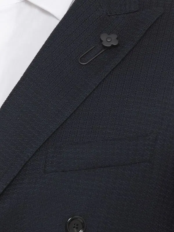 LARDINI Double-breasted Peak-lapel Blazer