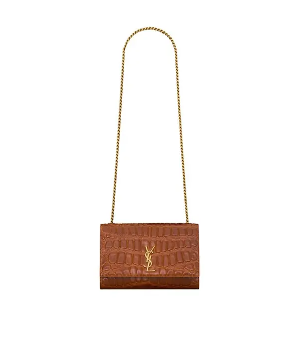 Saint Laurent Kate Small Shoulder Bag - Brown