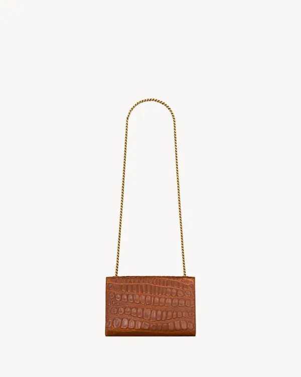 Saint Laurent Kate Small Shoulder Bag - Brown