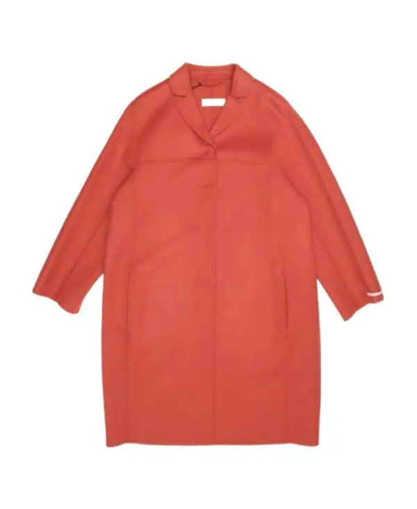 Max Mara Lapel Coat - Red