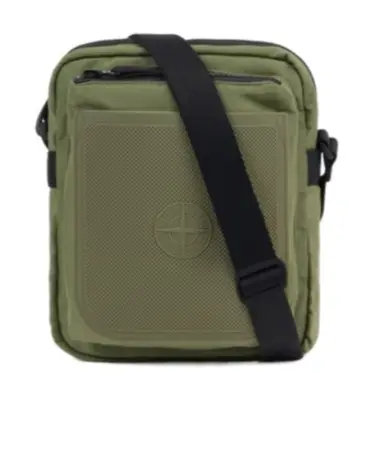 Stone Island Zip-fastening Cross Body Bag - Military Green