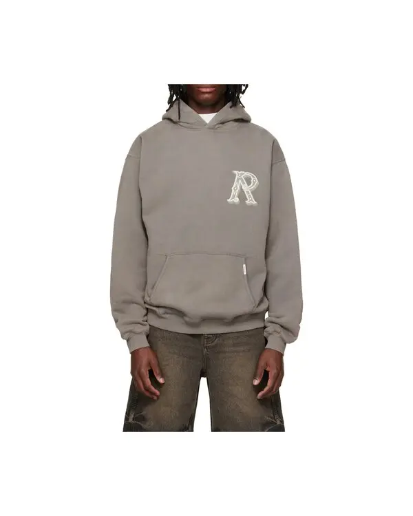 REPRESENT Western Initial Logo Hoodie - Brown