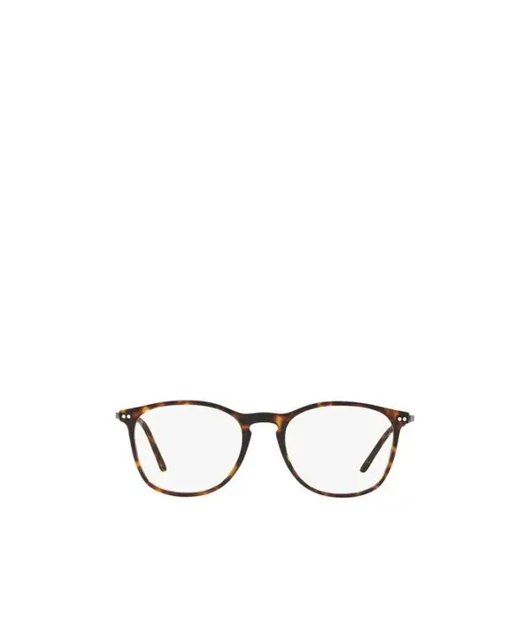 Giorgio Armani Round Frame Glasses - White