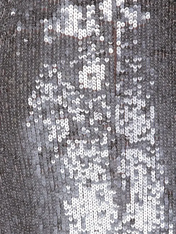 P.a.r.o.s.h Sequin-embellished Straight-leg Trousers - Gray