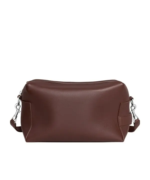 Celine Take Away Bag In Smooth Calfskin - Maroon
