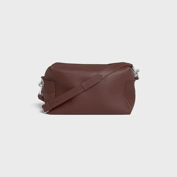 Celine Take Away Bag In Smooth Calfskin - Maroon