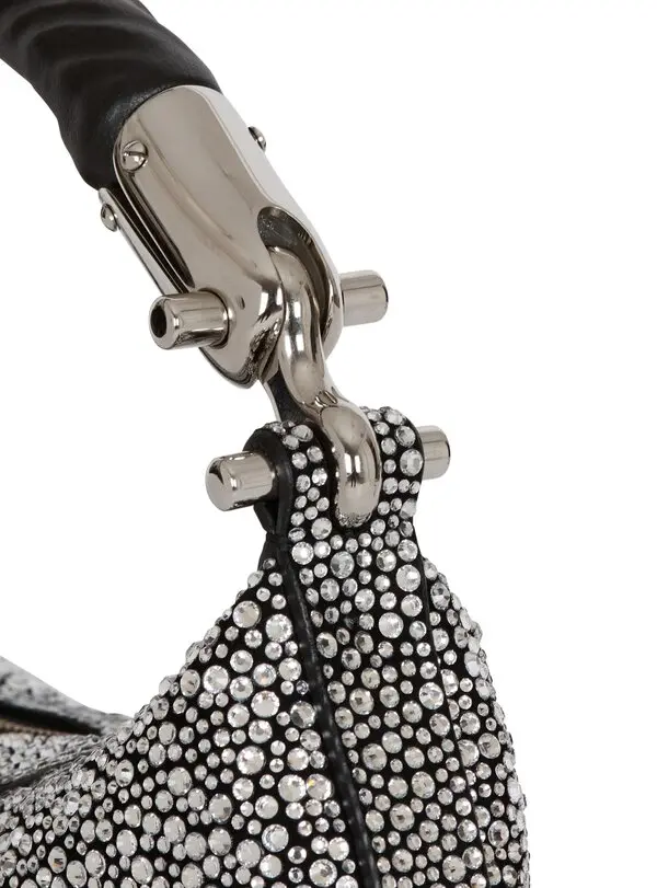 Balmain Ebony Embellished Mini Hand Bag