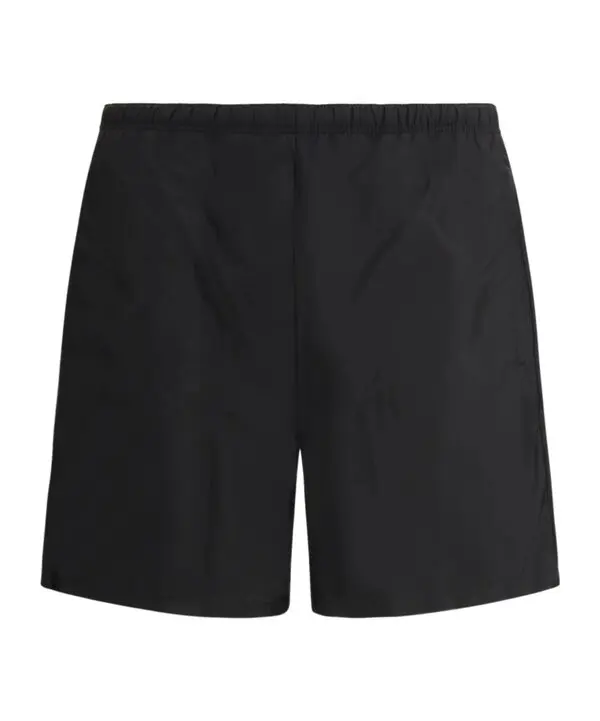 Prada Swim Shorts With Triangle Logo Detail - Black