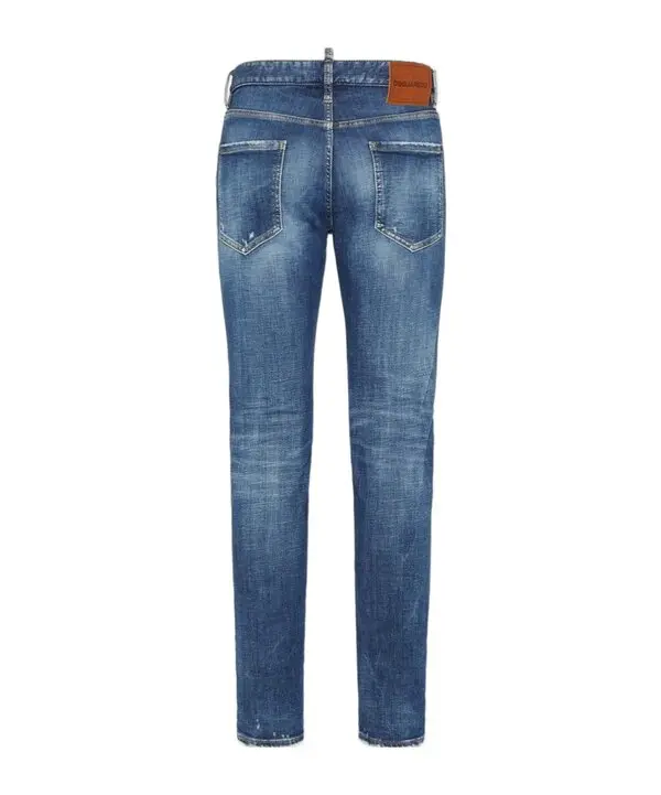 Dsquared2 Belt Loop Jeans - Blue