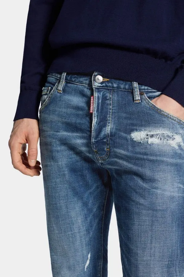 Dsquared2 Belt Loop Jeans - Blue