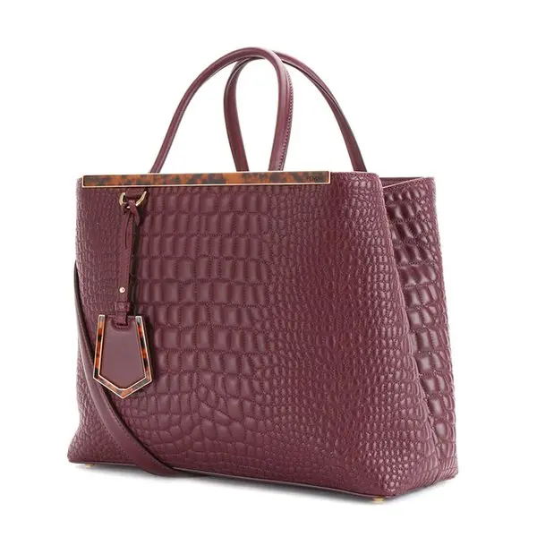 Fendi Top Handle Bag With Logo Detail