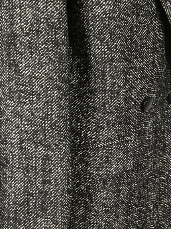Tagliatore Long-sleeved Coat - Black