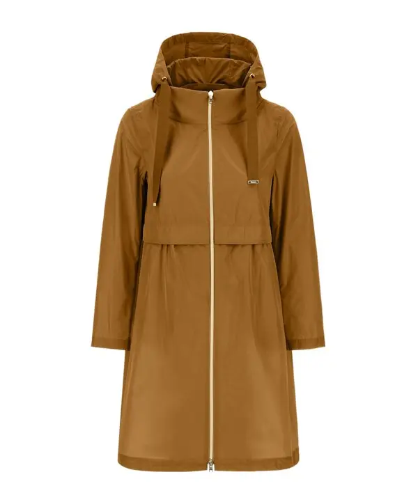 Herno Water-repellent Hooded Parka - Camel