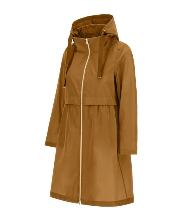 Herno Water-repellent Hooded Parka - Camel