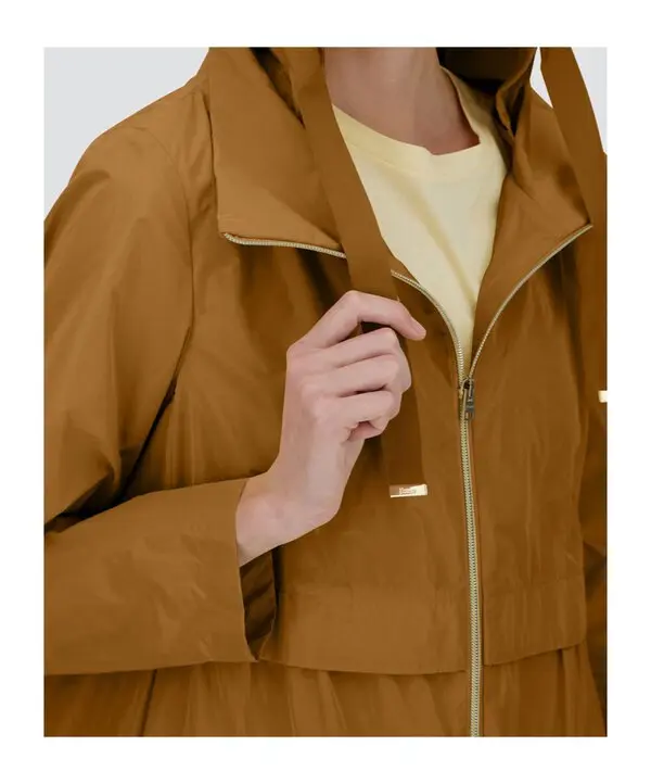 Herno Water-repellent Hooded Parka - Camel