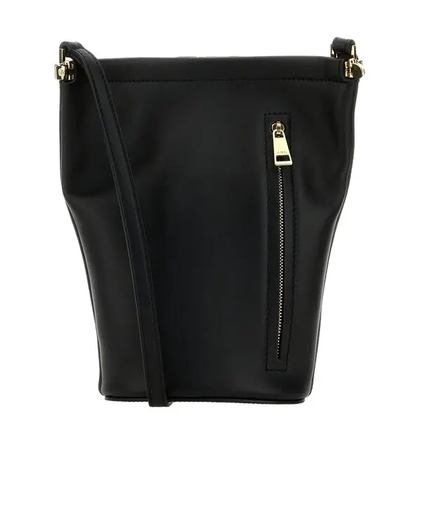 TOD'S Magenta Bucket Bag - Black
