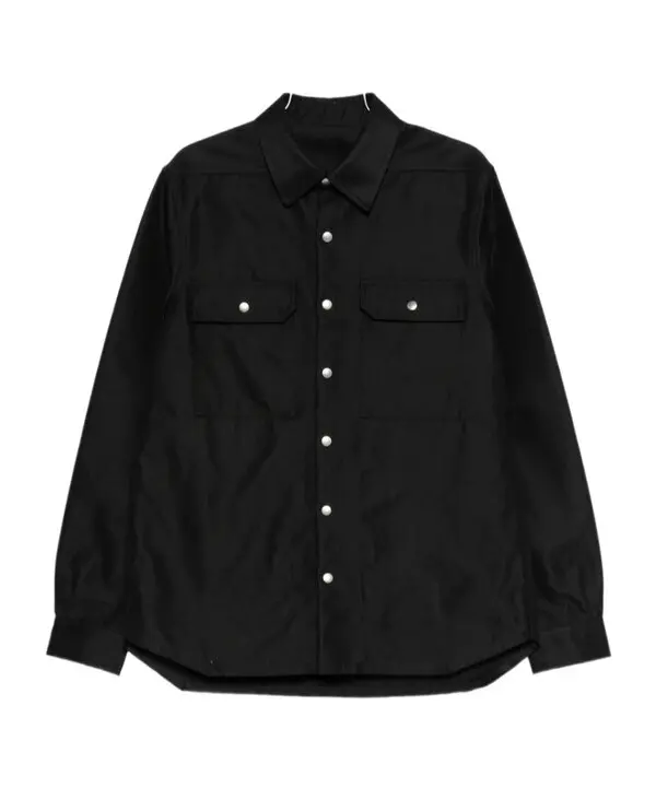 Rick Owens Snap-front Overshirt Coat