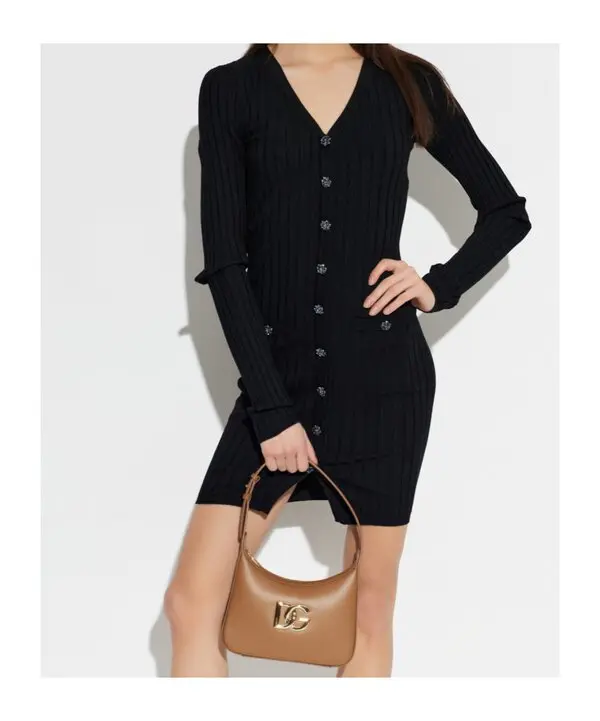 Dolce & Gabbana Ribbed Long-sleeve V-neck Cardigan