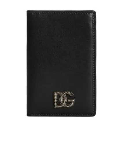 Dolce & Gabbana Dolce Gabbana Dg Logo Plaque Card Holder - Black