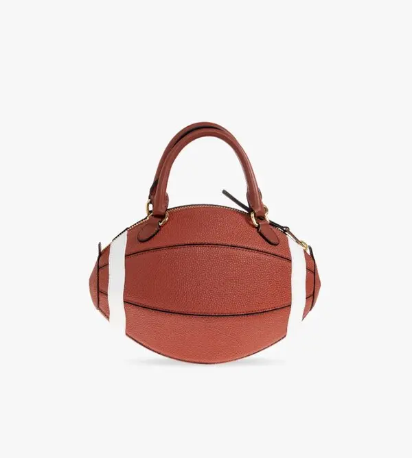 Moschino Rugby Ball Top Handle Tote Bag
