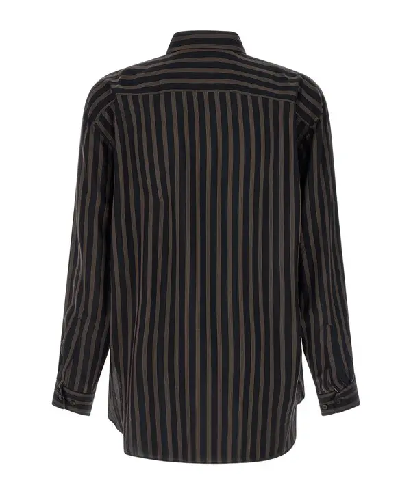 Dries Van Noten Croom Striped Shirt - Black
