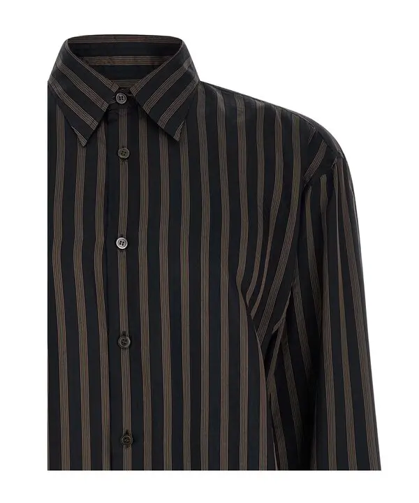 Dries Van Noten Croom Striped Shirt - Black