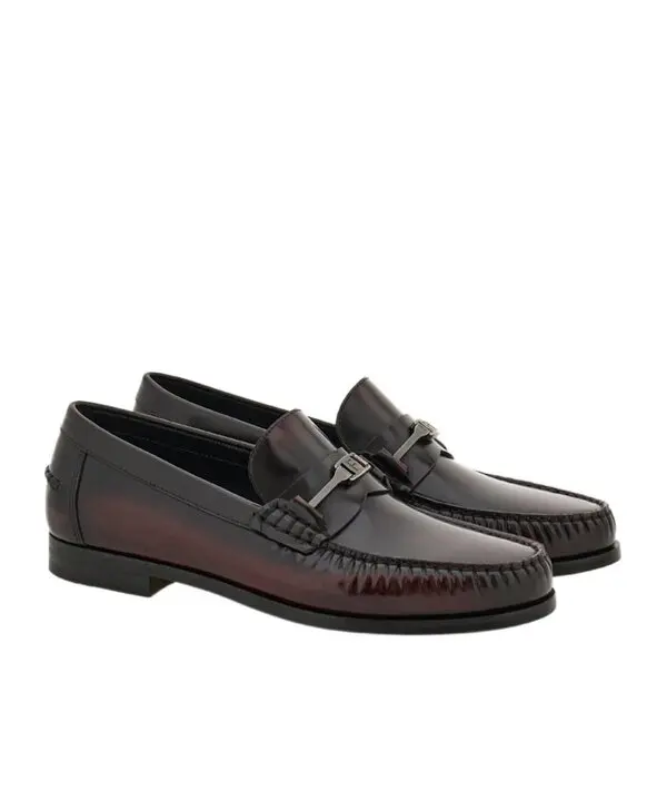 FERRAGAMO F Buckle Loafers