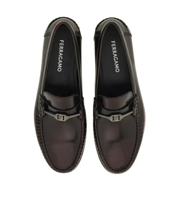 FERRAGAMO F Buckle Loafers
