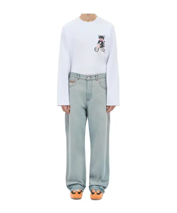MSGM Relaxed Carpenter Jeans - Gray