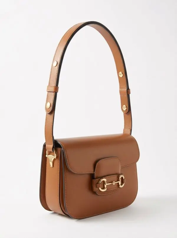 Gucci 1955 Horsebit Small Shoulder Bag - Orange