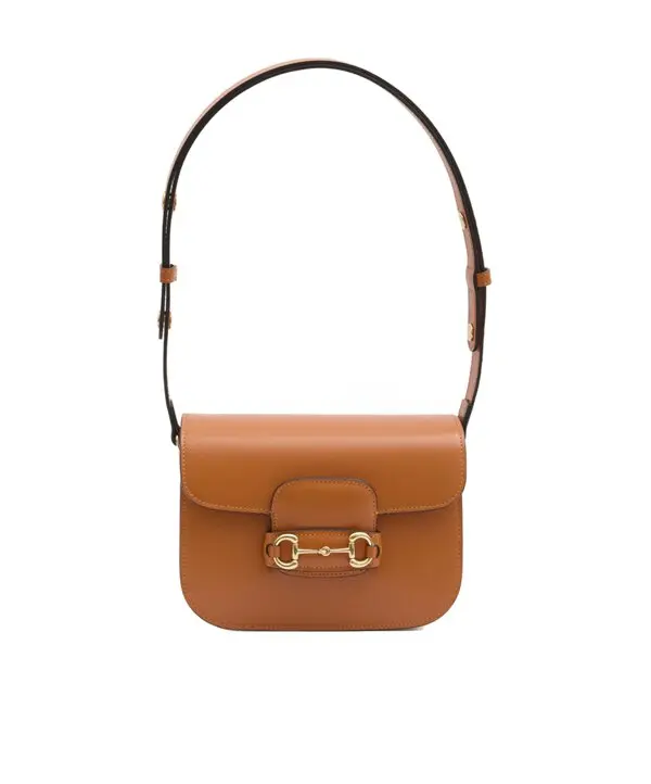 Gucci 1955 Horsebit Small Shoulder Bag - Orange