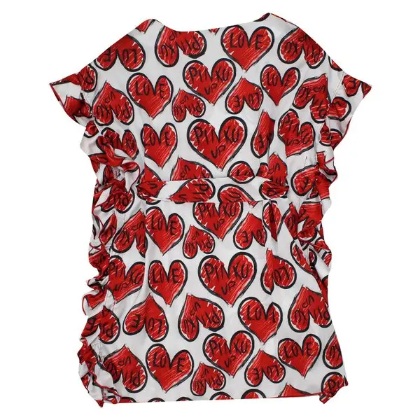 Pinko Printed Heart Cover-up