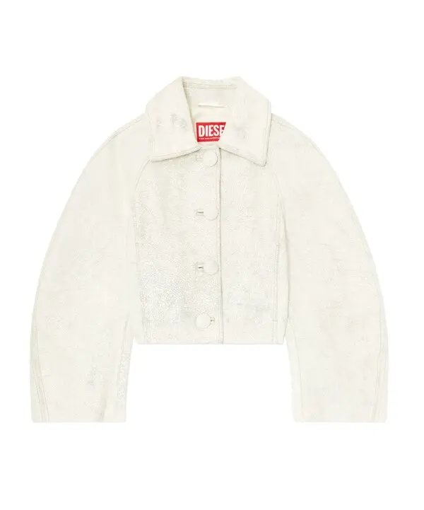 DIESEL® Cropped Raglan-sleeve Coat