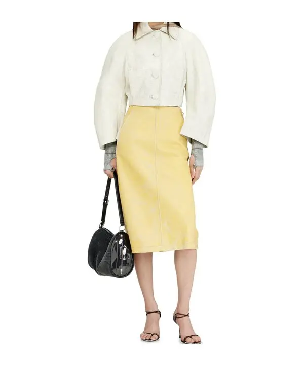 DIESEL® Cropped Raglan-sleeve Coat