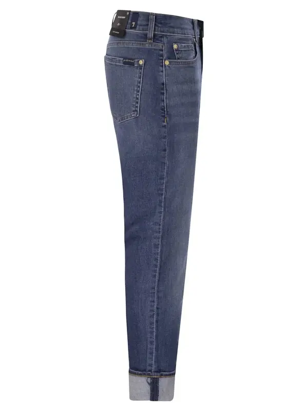 7 For All Mankind Relaxed Skinny Boyfriend Jeans