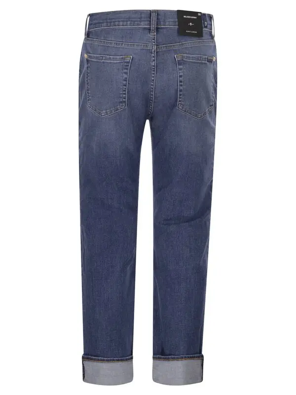 7 For All Mankind Relaxed Skinny Boyfriend Jeans
