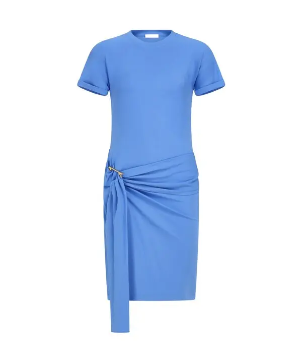 FERRAGAMO Draped Jersey Dress