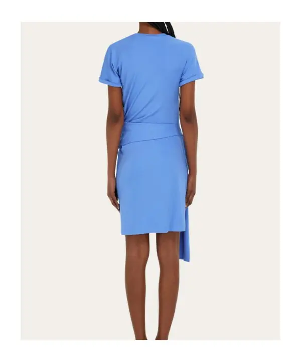 FERRAGAMO Draped Jersey Dress