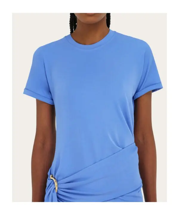 FERRAGAMO Draped Jersey Dress