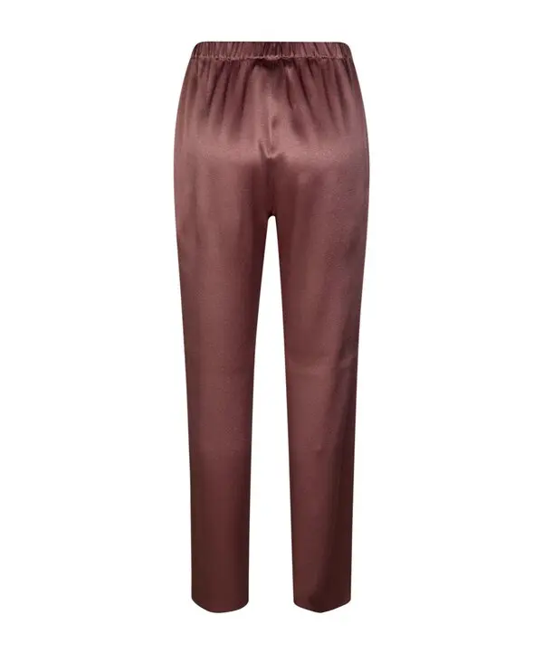 Antonelli Firenze Pleated Elastic Waist Casual Pants - Red