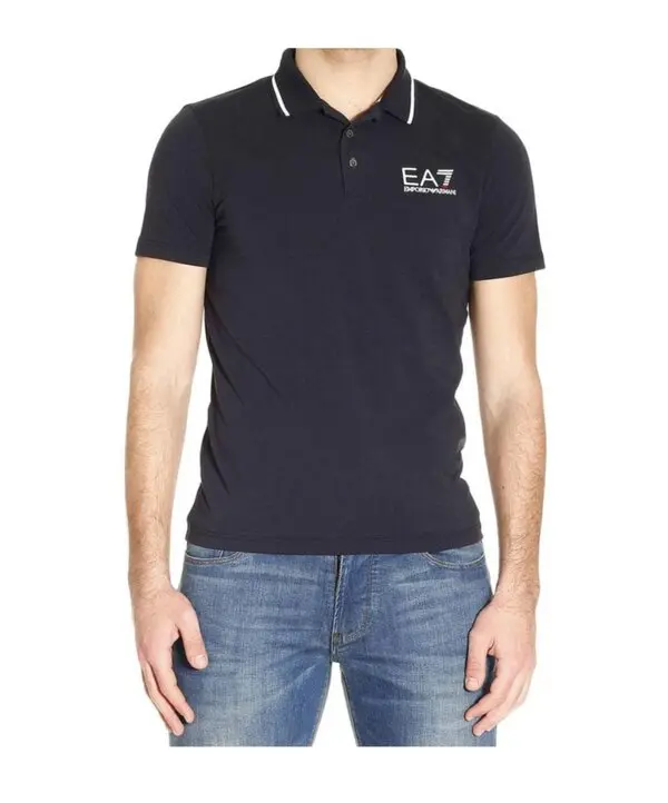 EA7 Short-sleeved Polo Shirt - Black