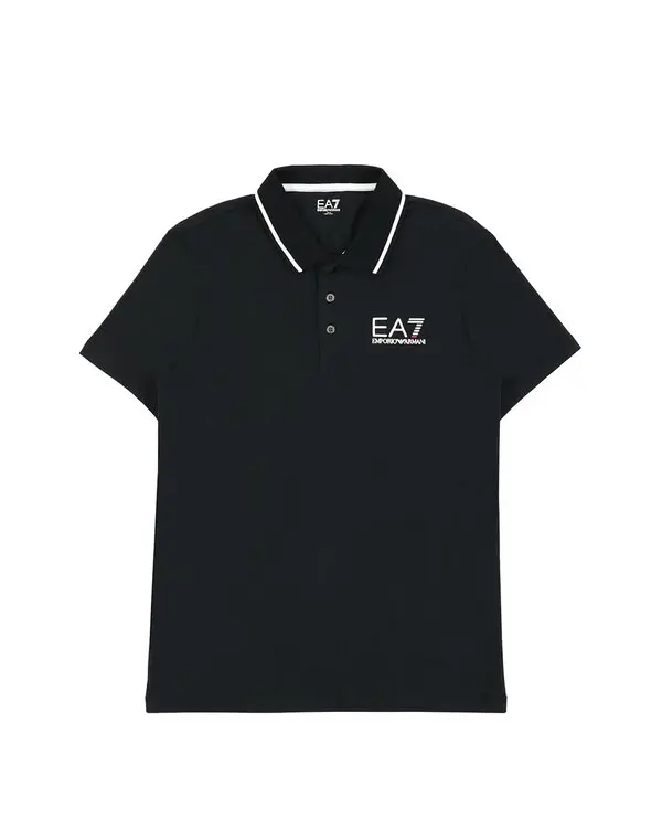 EA7 Short-sleeved Polo Shirt - Black