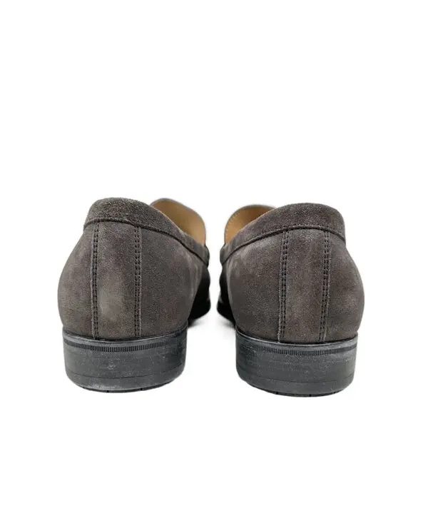 Bally Suede Loafer With Horsebit Detail