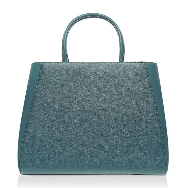 Fendi Top Handle Bag With Logo Detail - Green