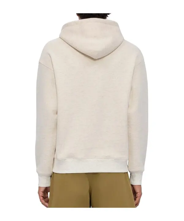 MSGM Graphic Print Hoodie - Nude